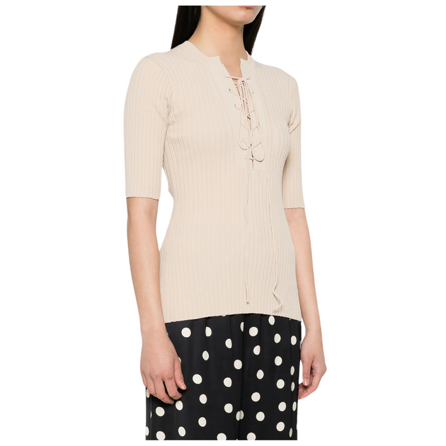 Lace Compact Knit Top – Gretta & Co.