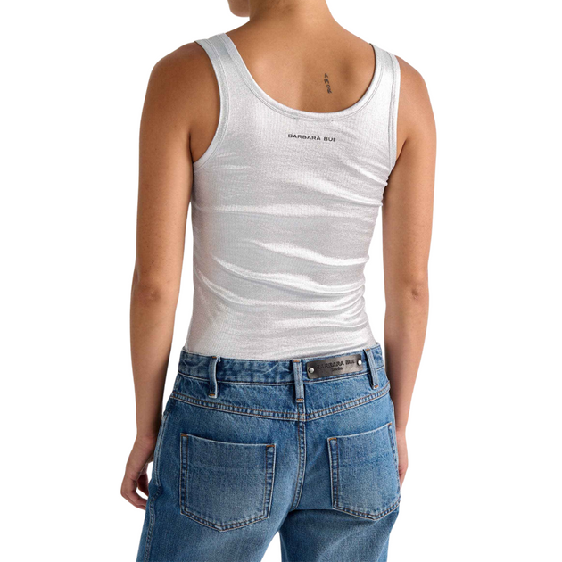 Silver Tank Top – Gretta & Co.